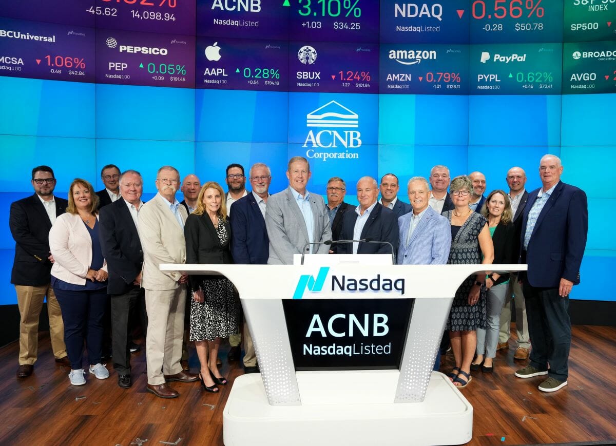 Beside the Point: ACNB Bank Participates in NASDAQ Closing Bell ...